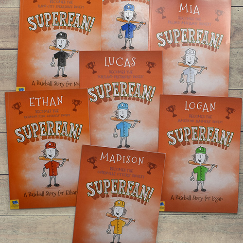 Baseball Superfan Personalized Sports Book