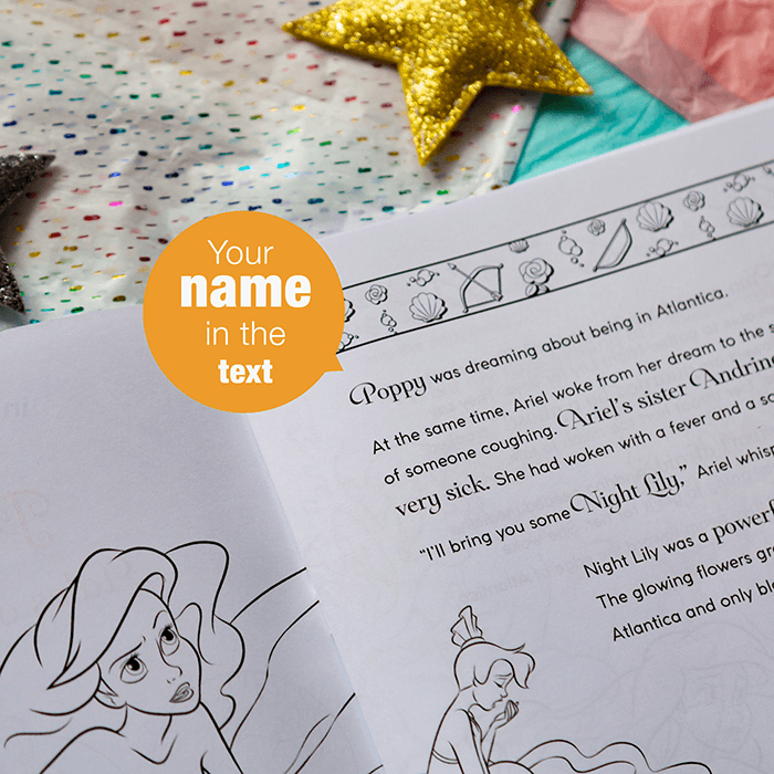 ariels sisters coloring pages