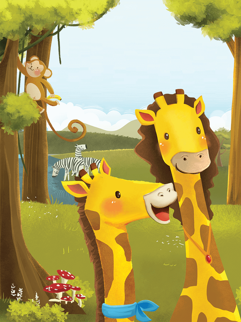 Terrance the Giraffe Personalized Children's Book